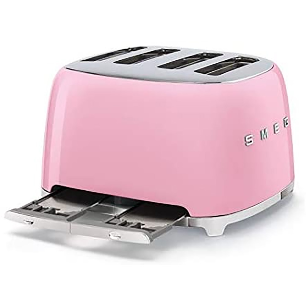 Smeg TSF03PKUK Retro 4 Slice Toaster in Pink • Stuart Westmoreland