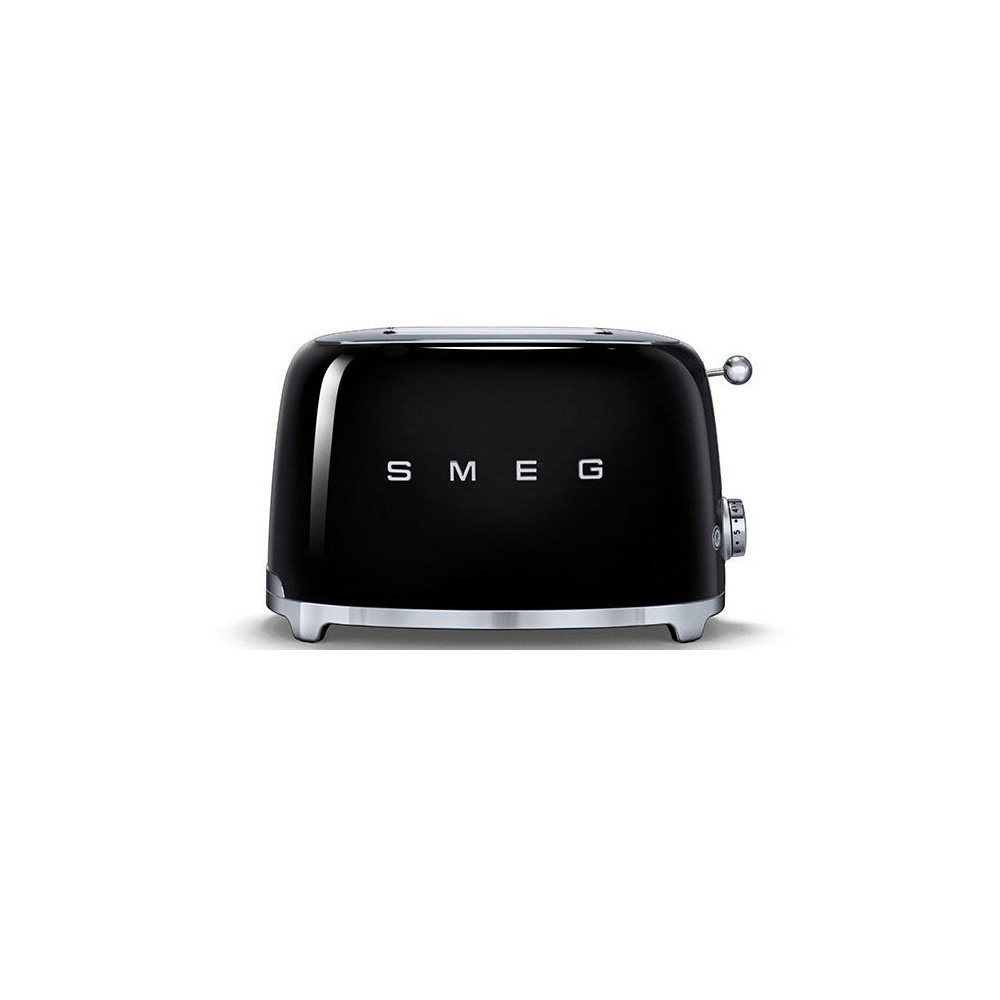 Smeg TSF01BLUK Retro 2 Slice Toaster in Black: Perfect Toast