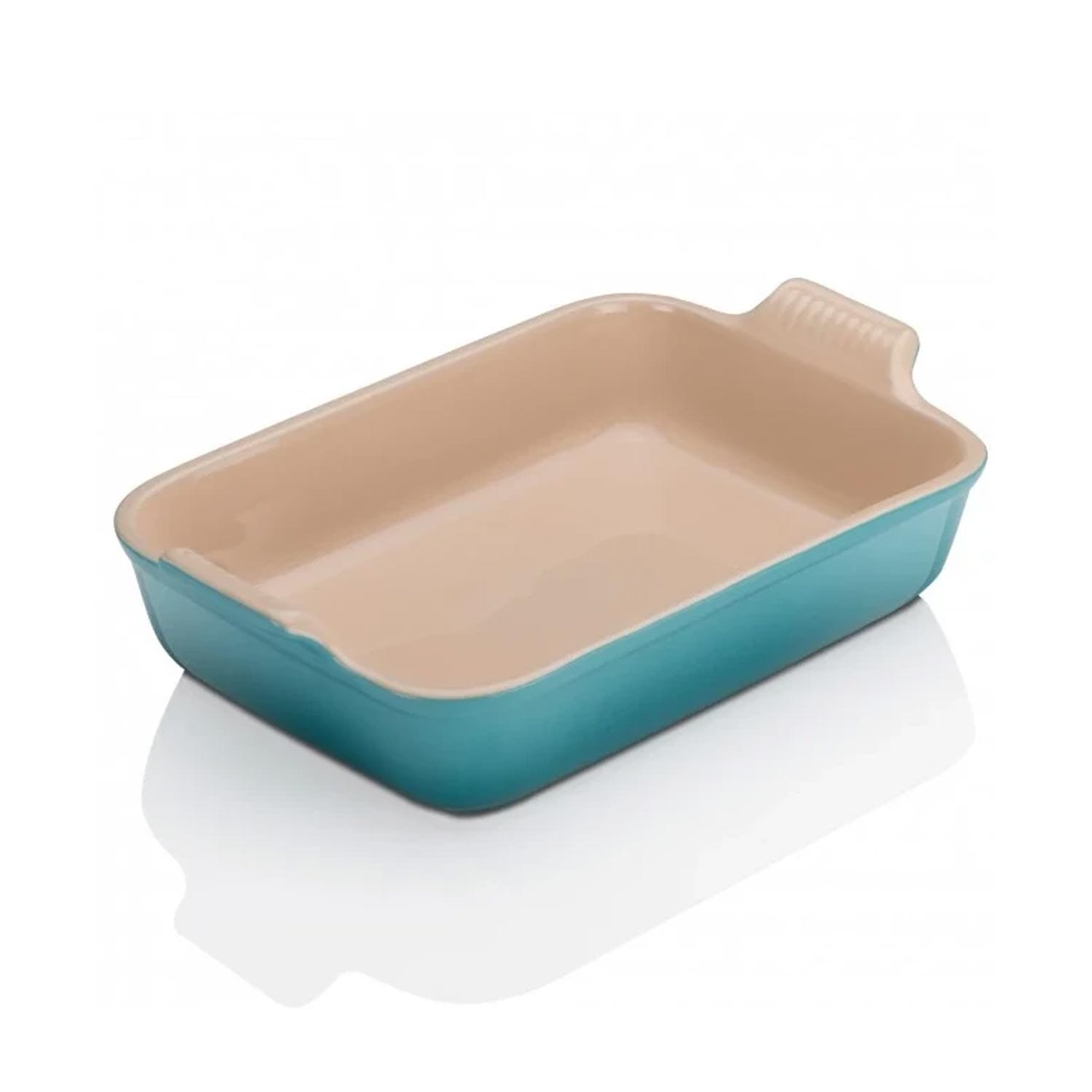 Le Creuset DEEPRECTANGULARDISH19TEAL • Stuart Westmoreland