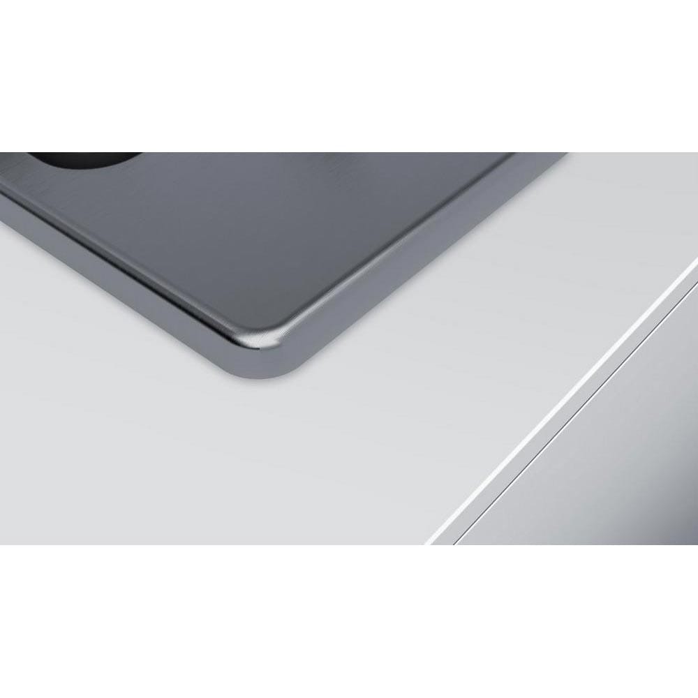 Bosch PGP6B5B90 4 Burner Gas Hob Rotary Controls, Stainless Steel