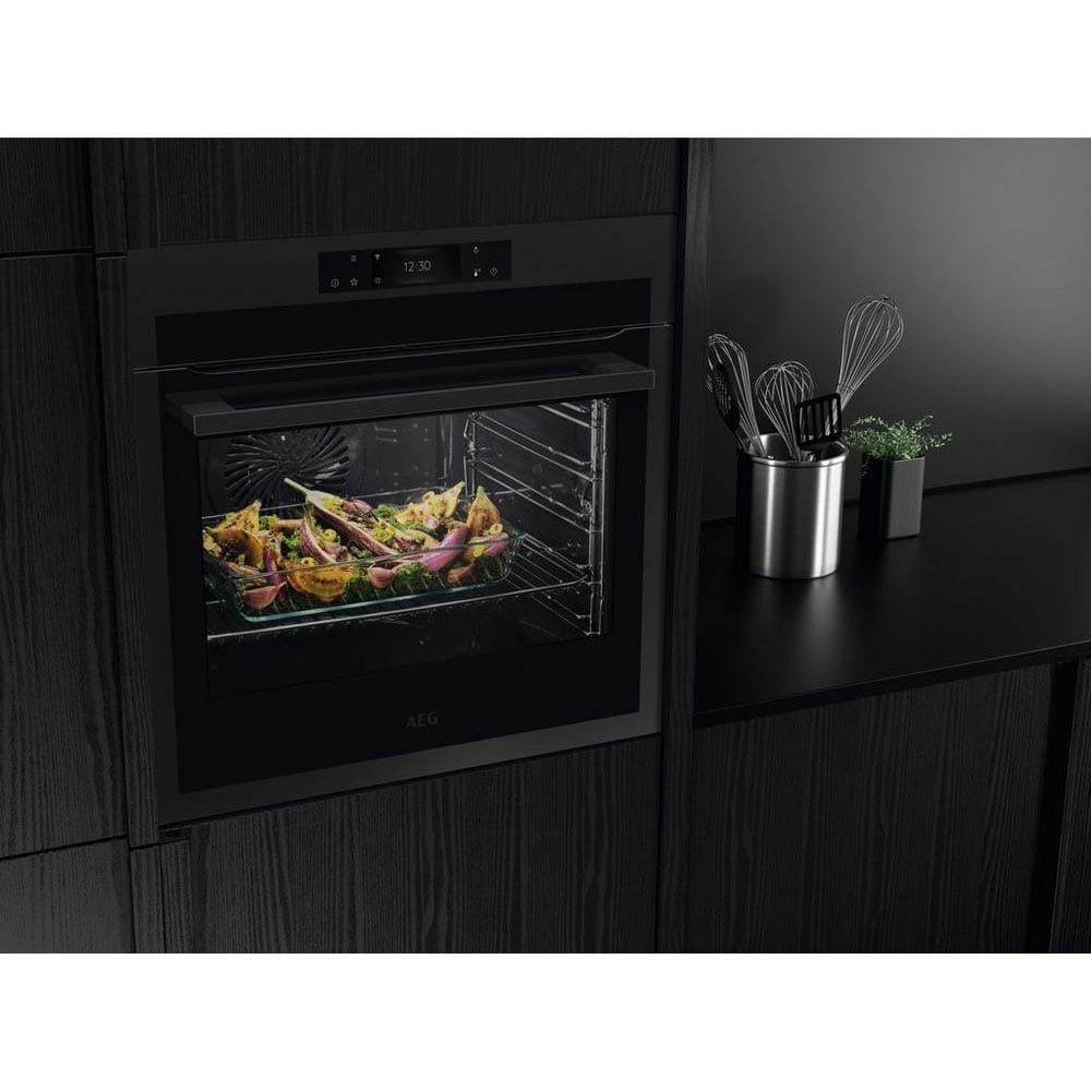 AEG BPE748380T Built In Single Electric Multifunction Fan Oven with Grill