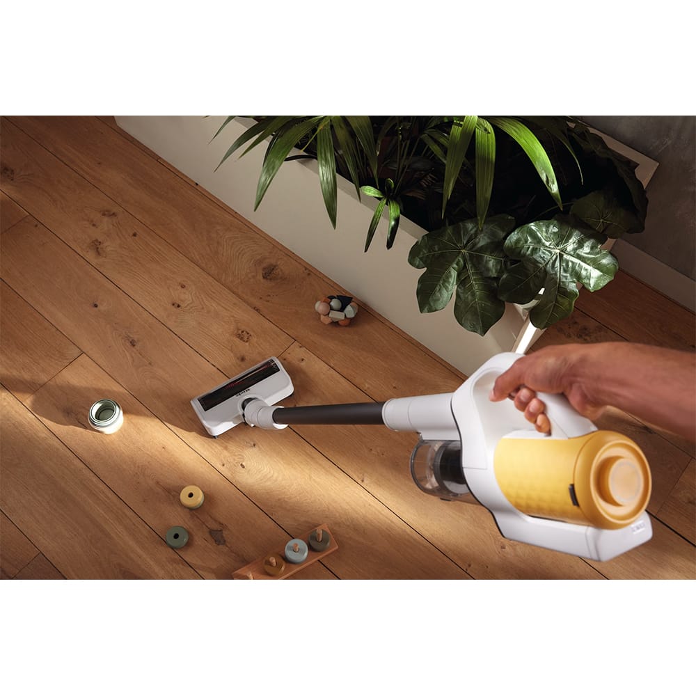 Miele Duoflex HX1 Cordless Handstick Vacuum Cleaner in Sunset Yellow