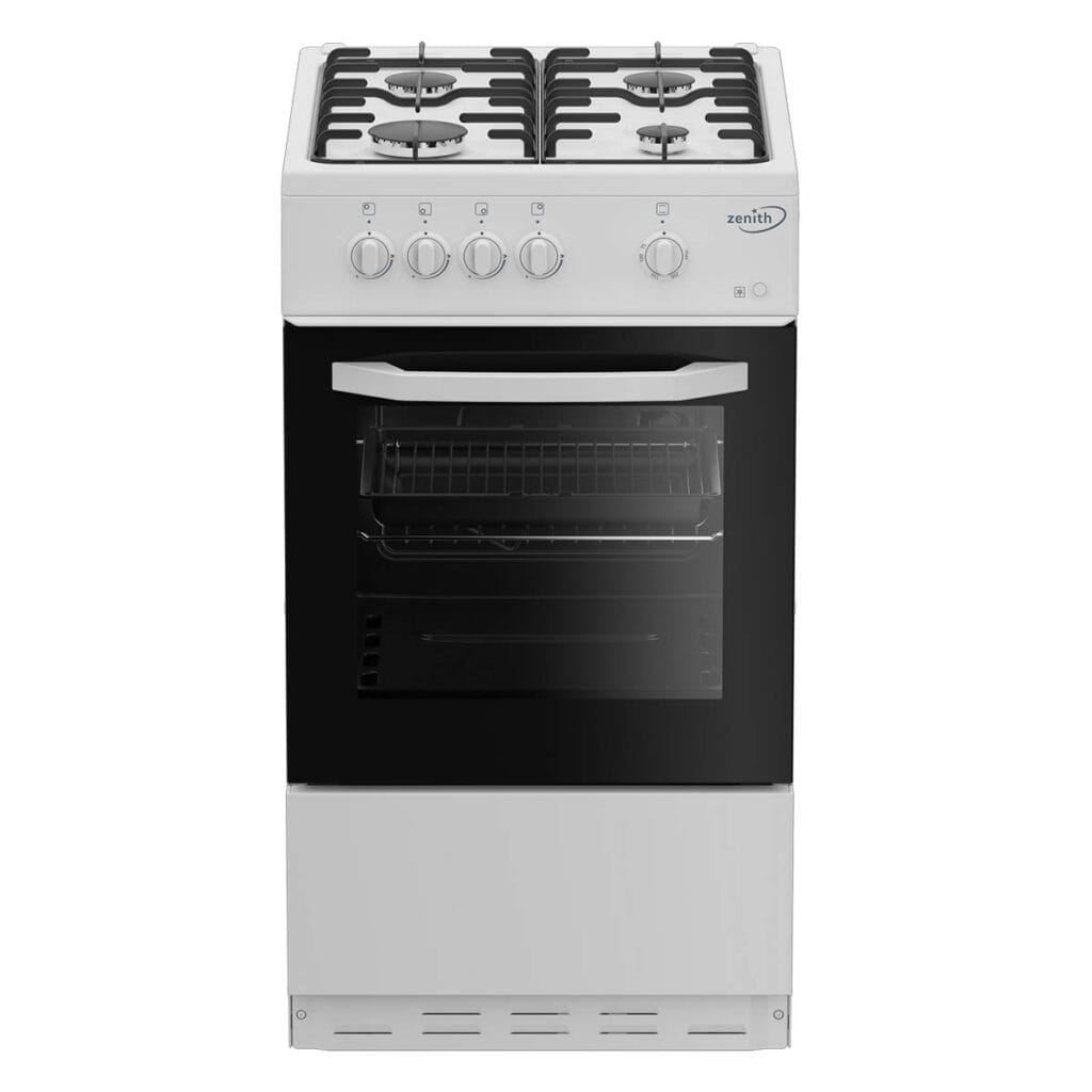 Zenith ZE501W Gas Freestanding Cooker: Compact and Efficient